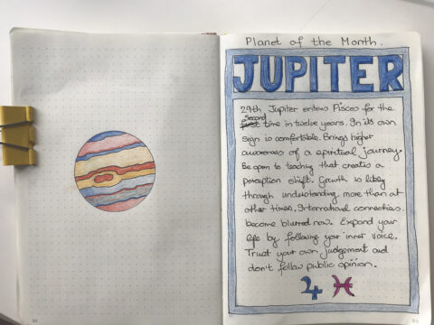 Astro Journal Flip Through - Starzology - Astrology with heart